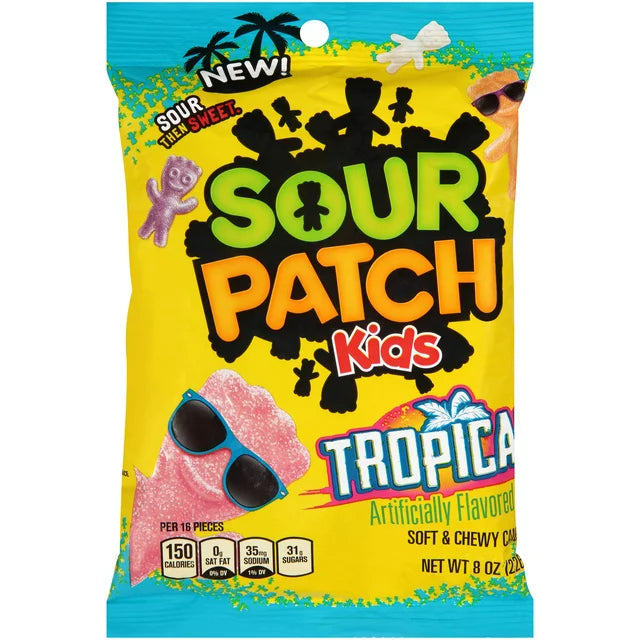 Sour Patch Kids Tropical Candy Next Day Delivery – Escobar Vape Shop
